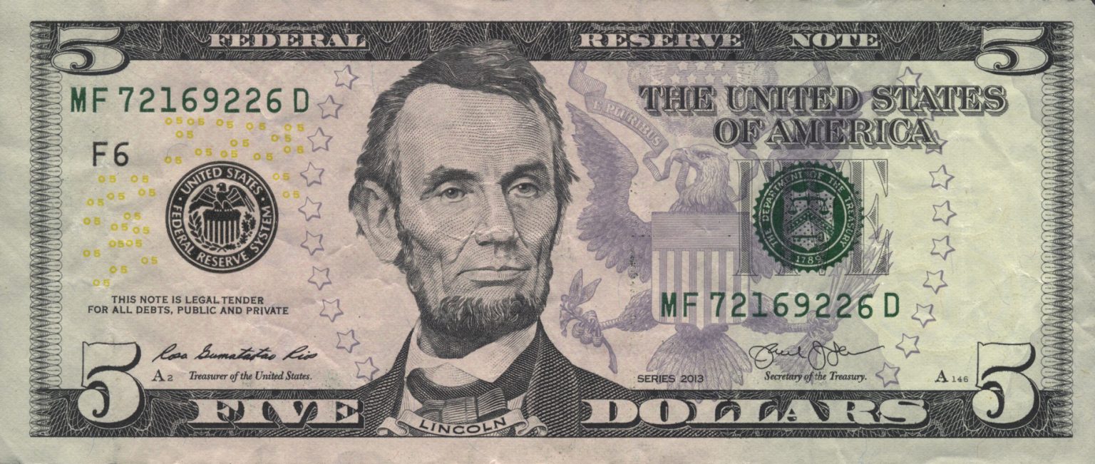 United States new sig/date (2013) 5-dollar note confirmed – BanknoteNews