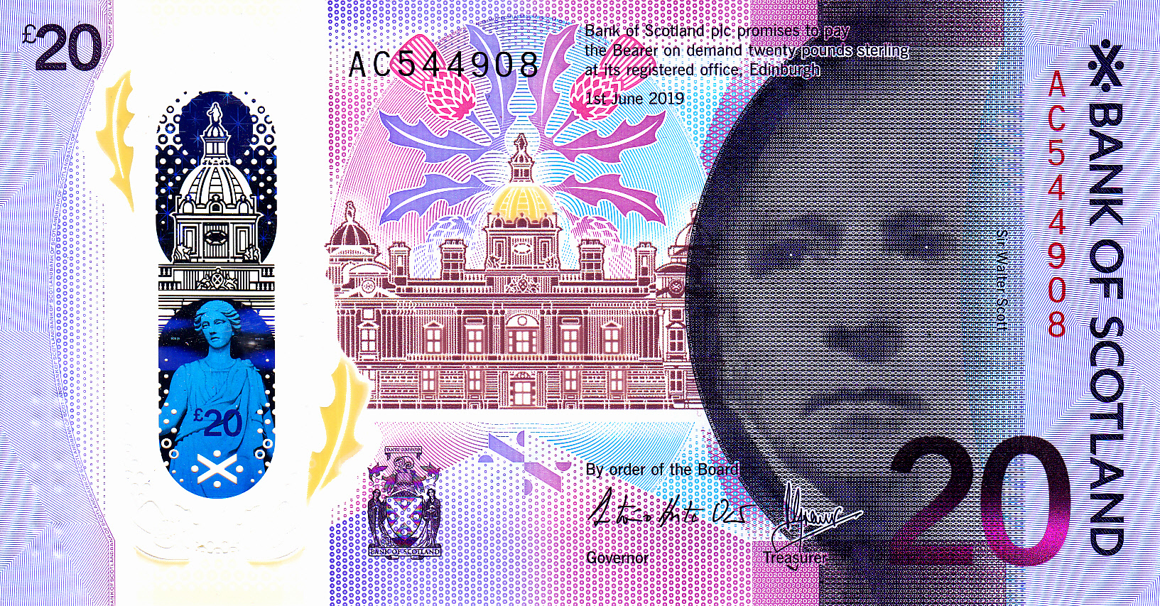 Scotland’s Bank of Scotland new 20-pound polymer note confirmed ...