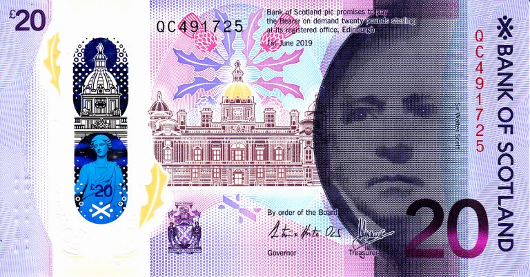 Scotland’s Bank of Scotland new 20-pound commemorative note confirmed ...