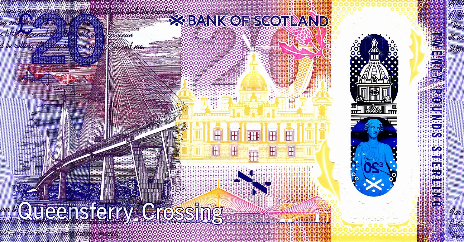 Scotland’s Bank of Scotland new 20-pound commemorative note confirmed ...