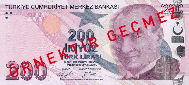 Turkey new signature 200-lira note (B305d) reported – BanknoteNews
