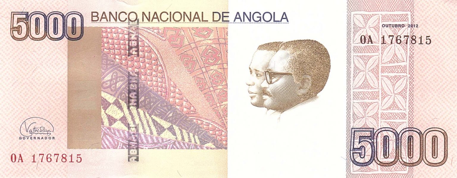 Angola new signature 5,000-kwanza note (B551b) confirmed – BanknoteNews