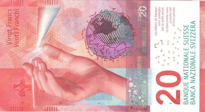 Switzerland new sig/date (2016) 20-franc note (B356b) confirmed ...