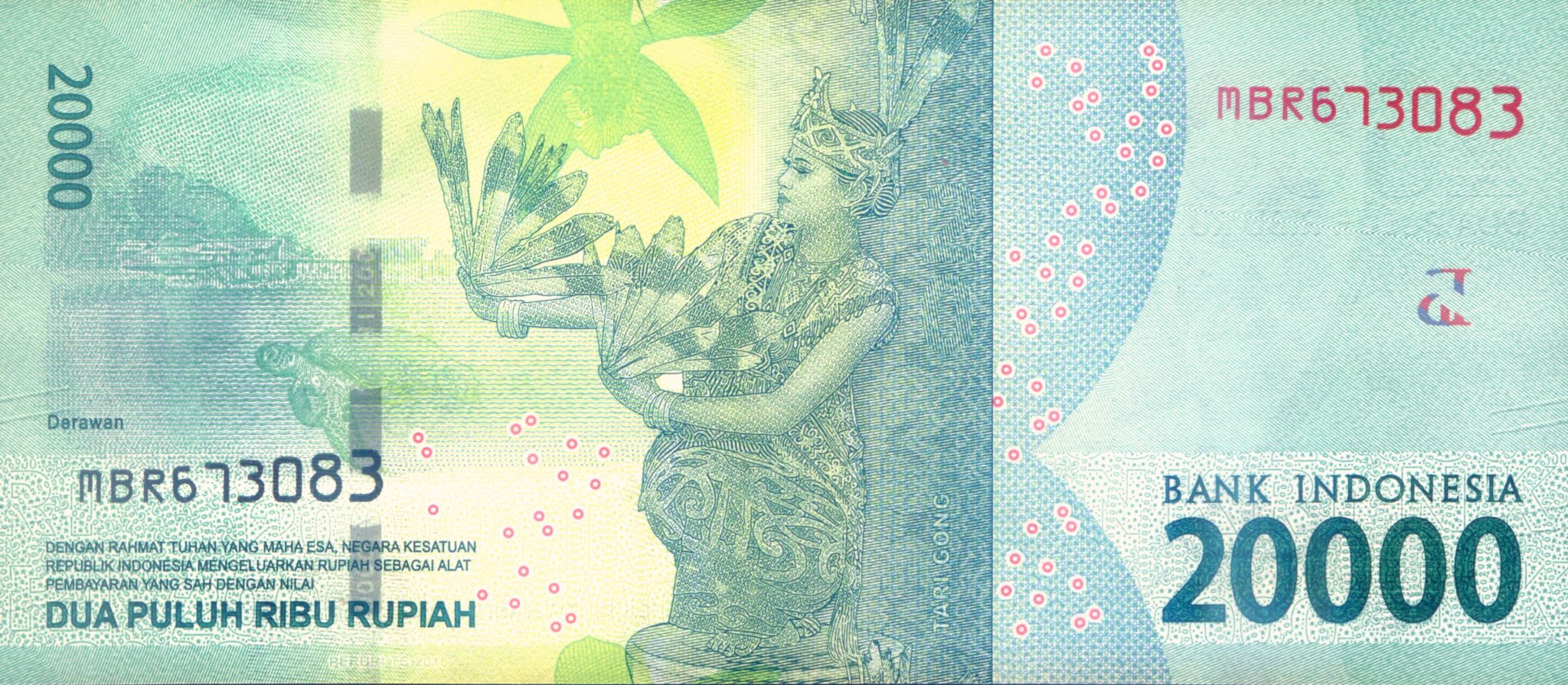 Indonesia new date (2018) 20,000-rupiah note (B613c) confirmed ...