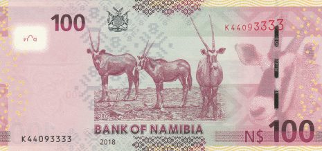 Namibia new date (2018) 100-dollar note (B212b) confirmed – BanknoteNews