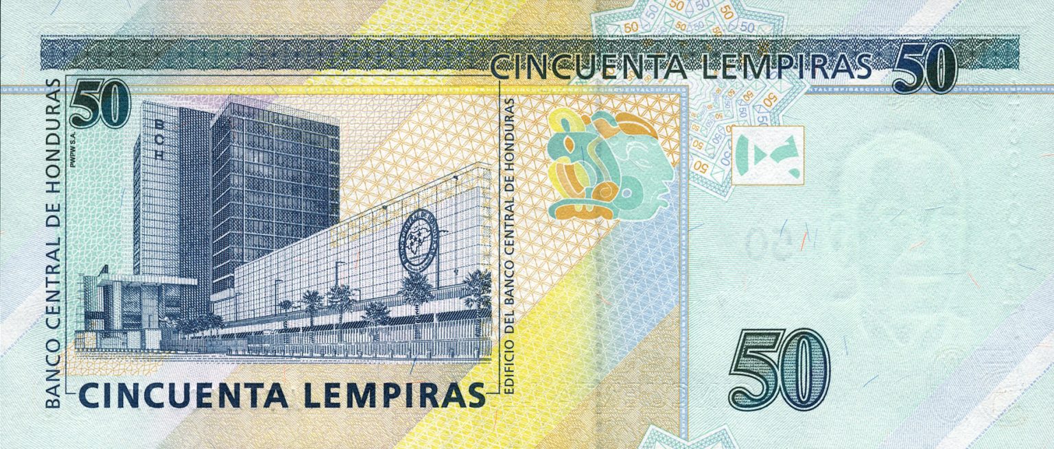 Honduras new 50-lempira note (B350a) confirmed – BanknoteNews