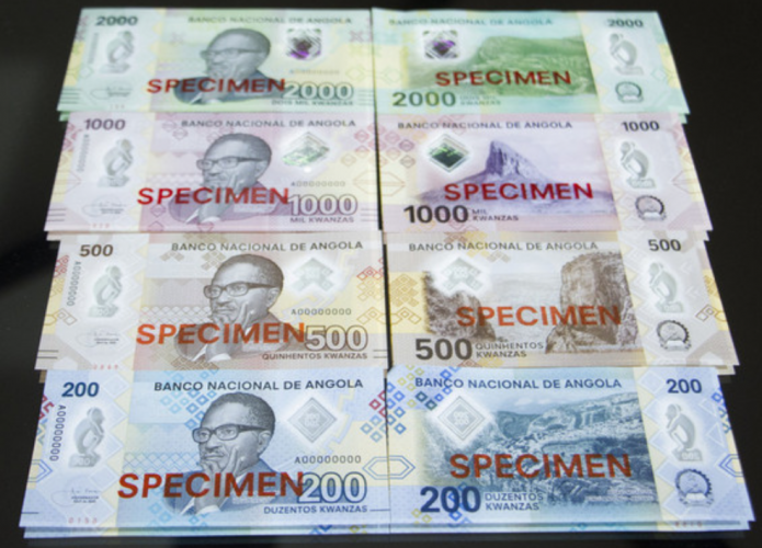 Angola unveils new polymer notes reported for introduction in 2020 ...