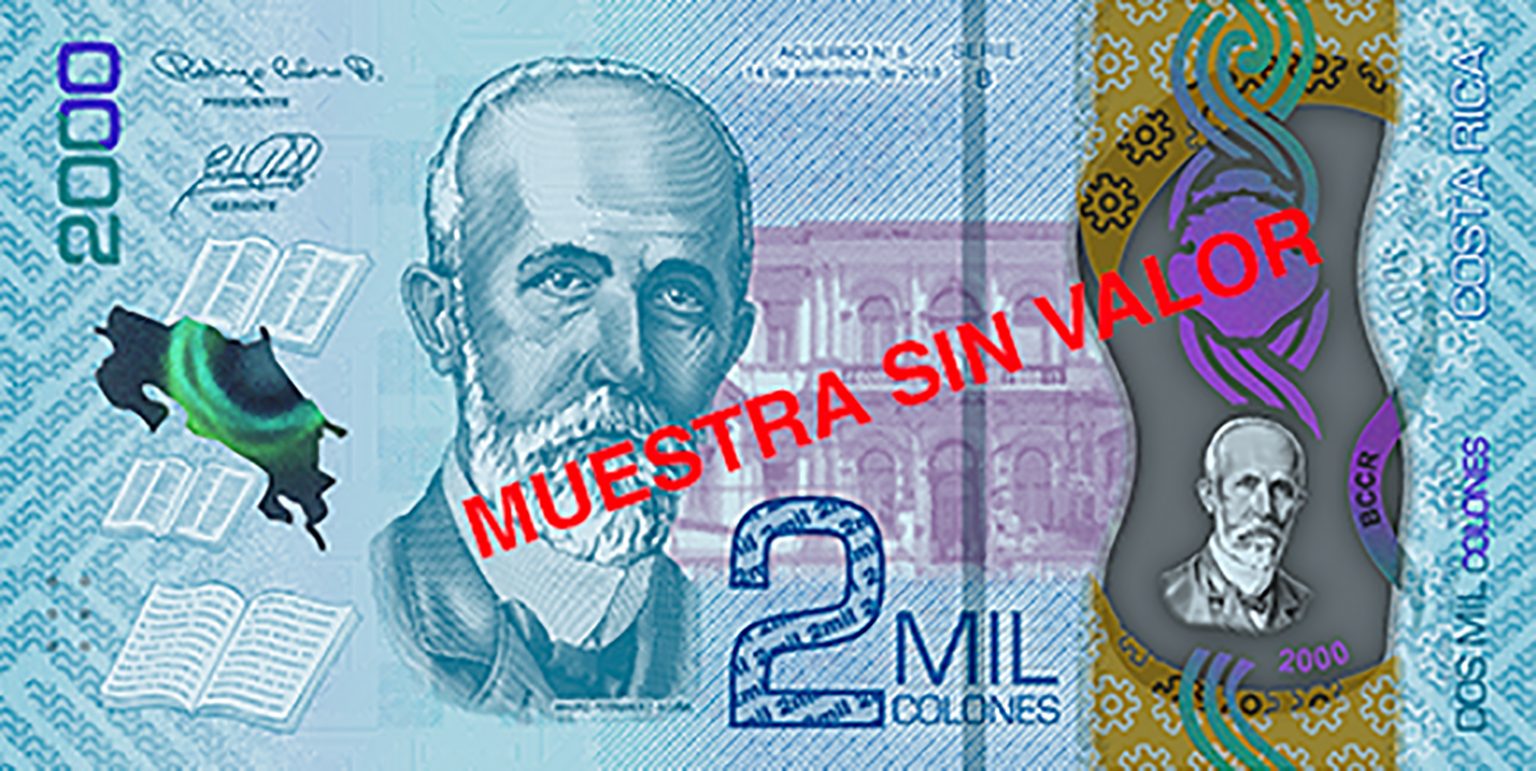Costa Rica new polymer notes (B564a – B568a) reported for introduction ...