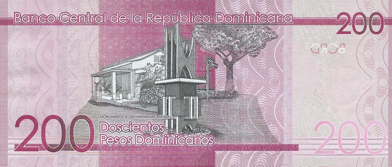 Dominican Republic new 200-peso domincano note (B729a) confirmed ...
