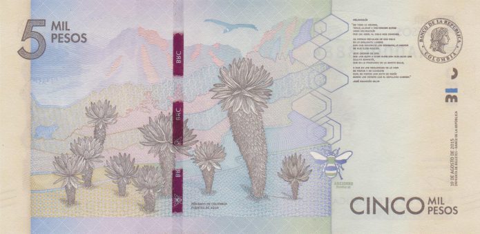 Colombia new 5,000-peso note (B994a) confirmed – BanknoteNews