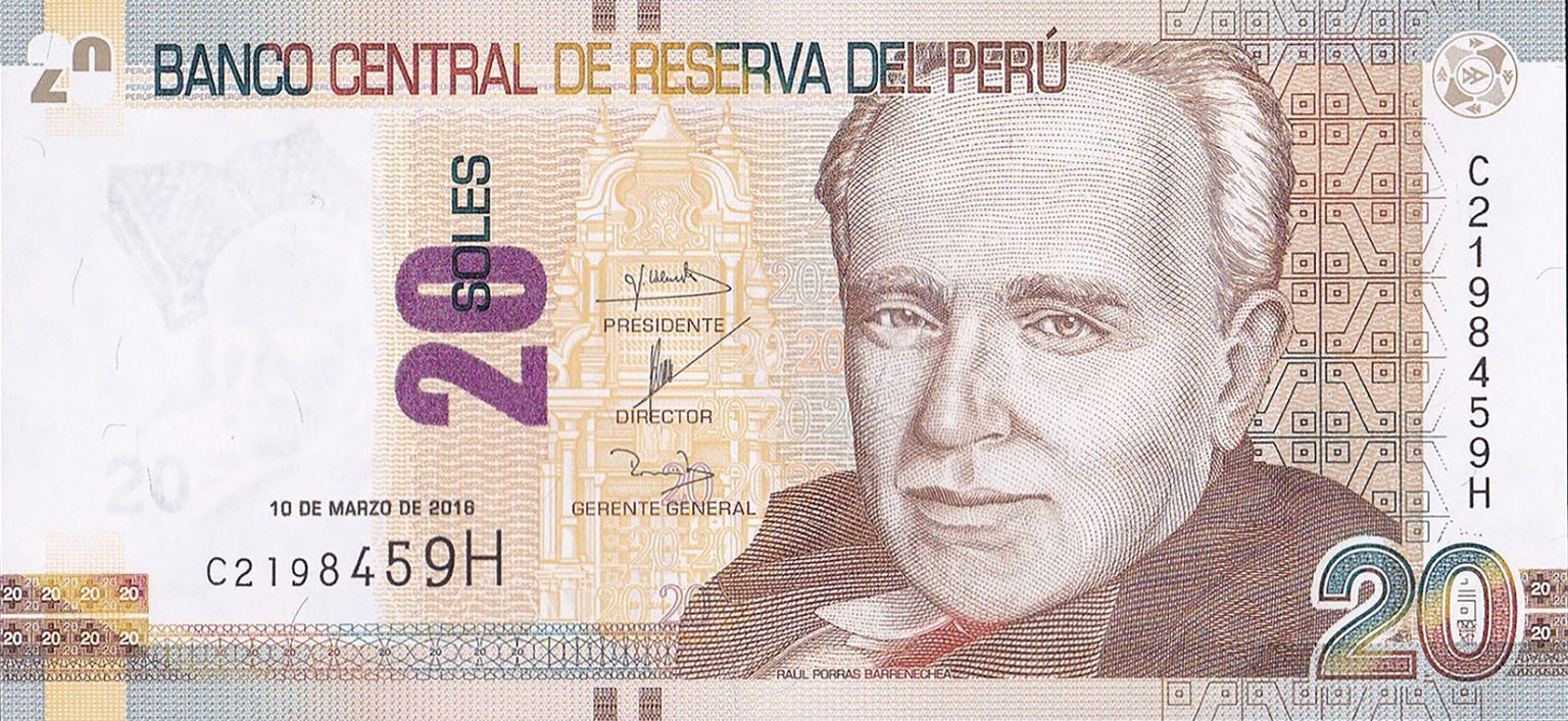 Peru new 20-sol note (B533a) confirmed – BanknoteNews
