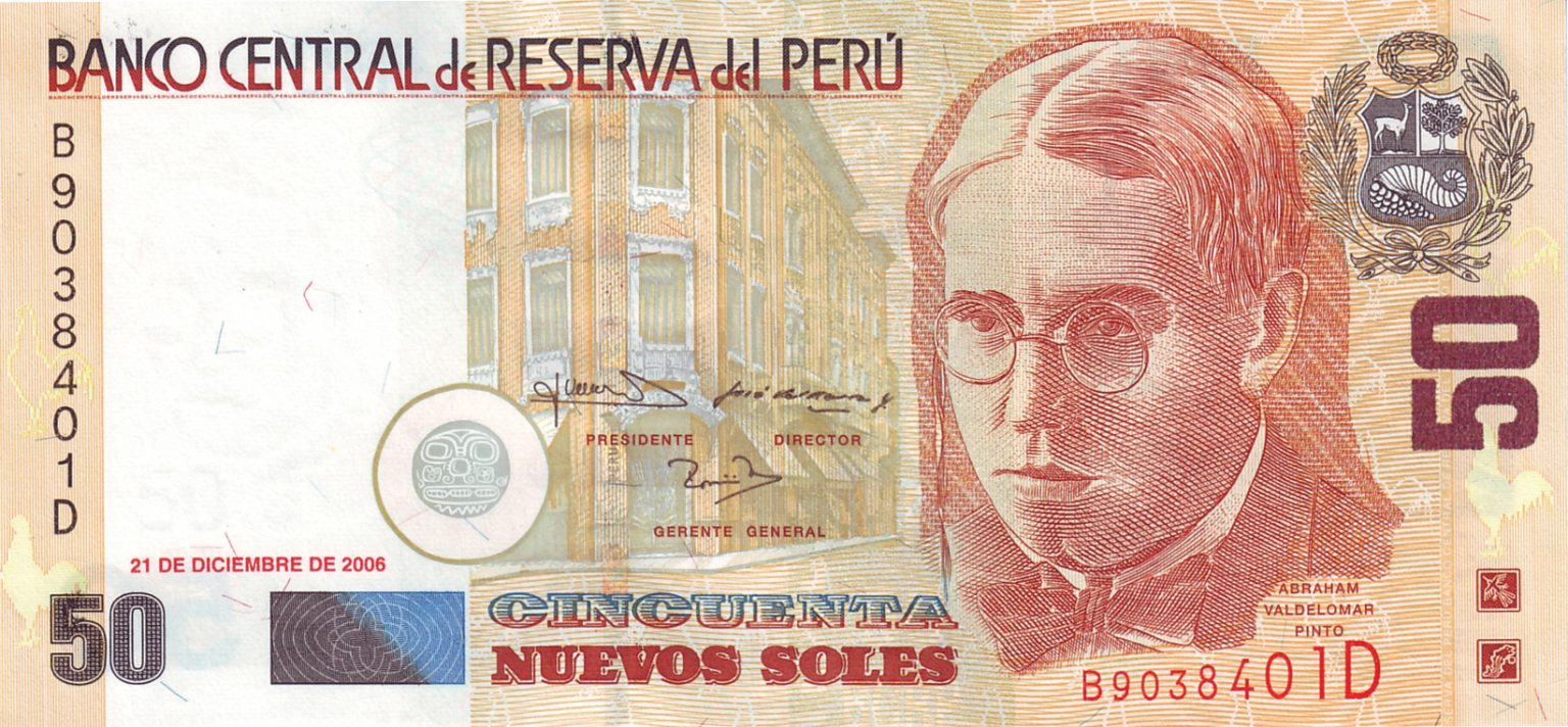 Peru new sig/date (21.12.2006) 50-nuevo sol note (B515b) confirmed ...