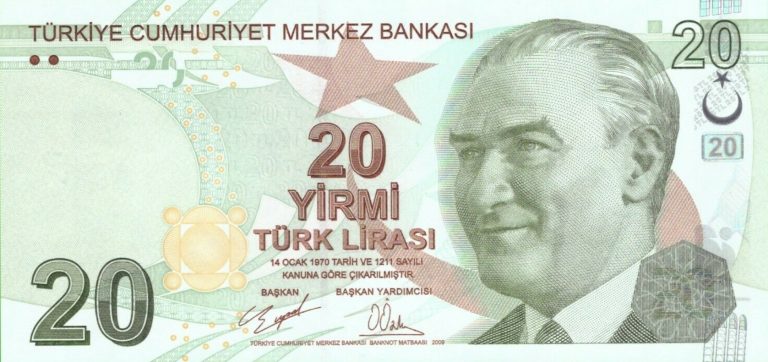 Turkey new signature 20-lira note (B302d) confirmed – BanknoteNews