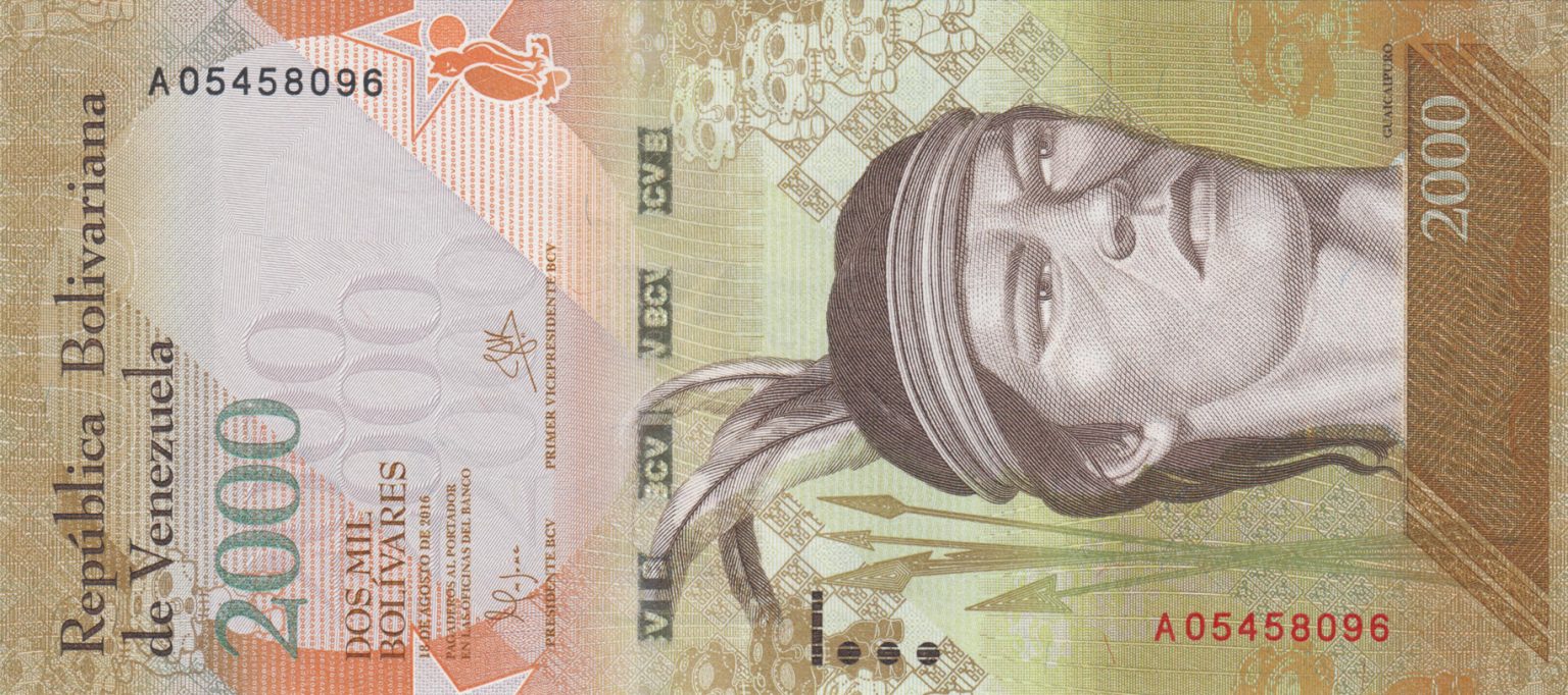 Venezuela new 2,000-bolívar note (B366a) confirmed – BanknoteNews