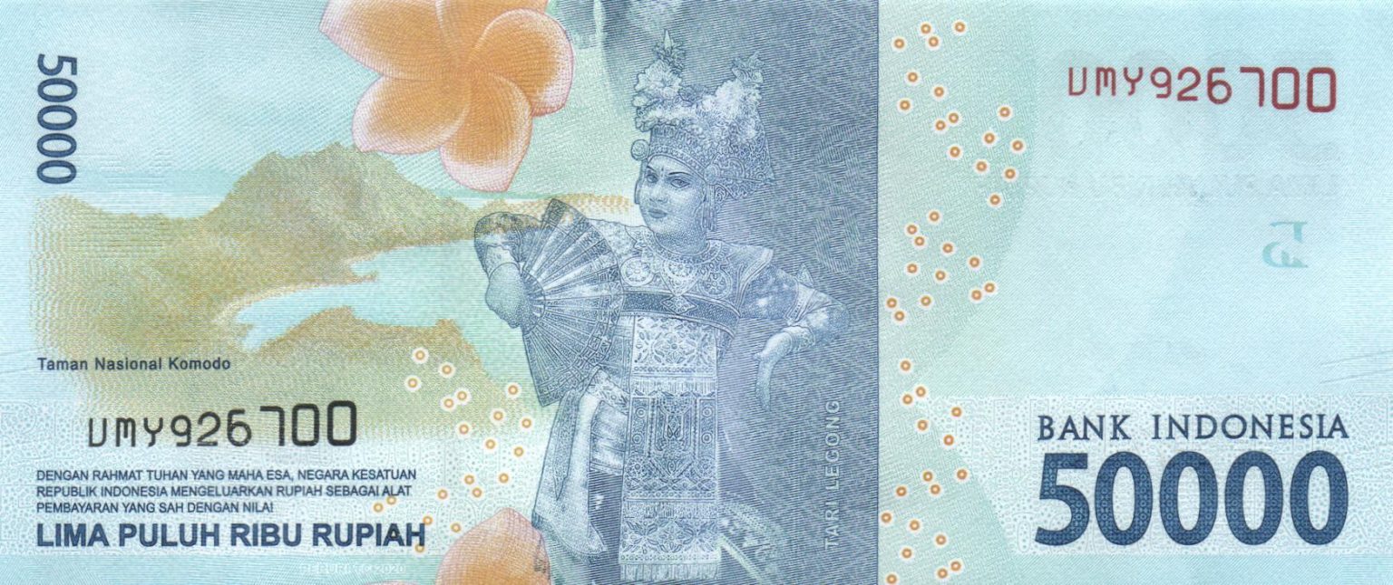 Indonesia new date (2020) 50,000-rupiah note (B614f) confirmed ...