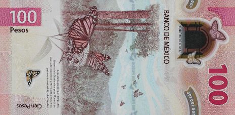 Mexico 100-peso note (B715a) named IBNS Bank Note of the Year 2020 ...
