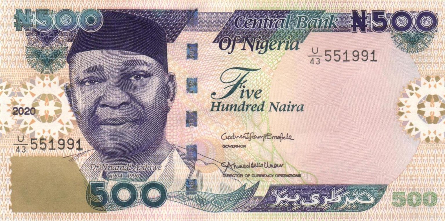 Nigeria new sig/date (2020) 500-naira note (B228w) confirmed – BanknoteNews