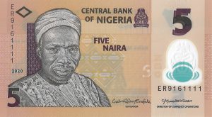 Nigeria new sig/date (2020) 5-naira note (B223l) confirmed – BanknoteNews