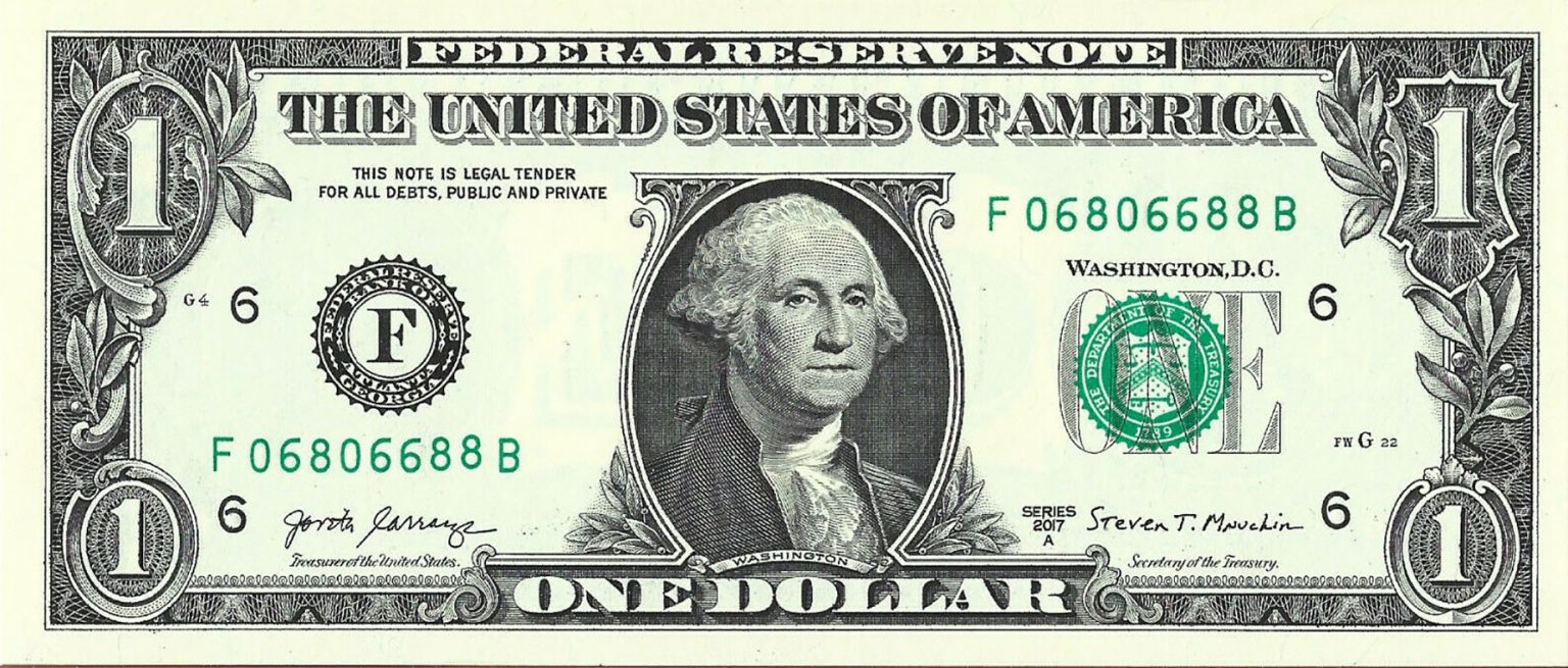 United States new date (2017A) 1-dollar note confirmed – BanknoteNews