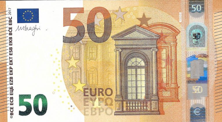 European Monetary Union (Greece) new signature 50-euro note (B111y3 ...