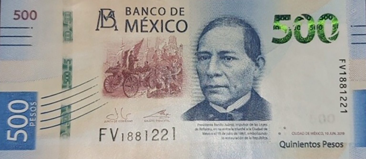 Mexico new date (10.06.2019) 500-peso note (B717h) reported – BanknoteNews