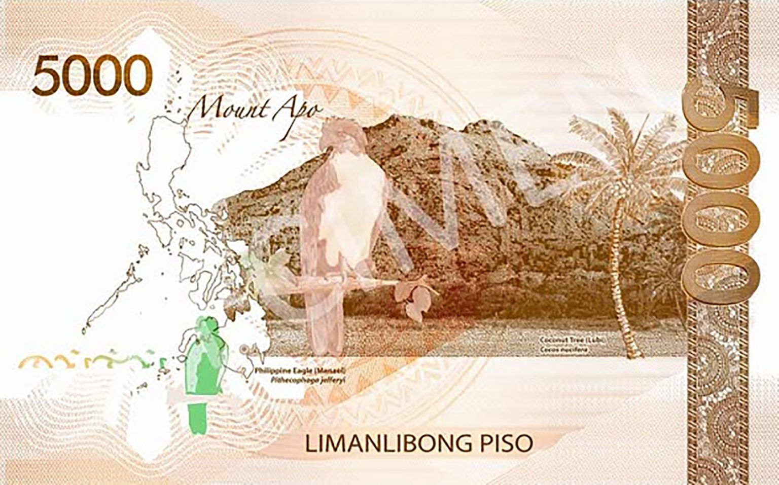 Philippines new 5,000-peso commemorative note (B1095a) reportedly ...