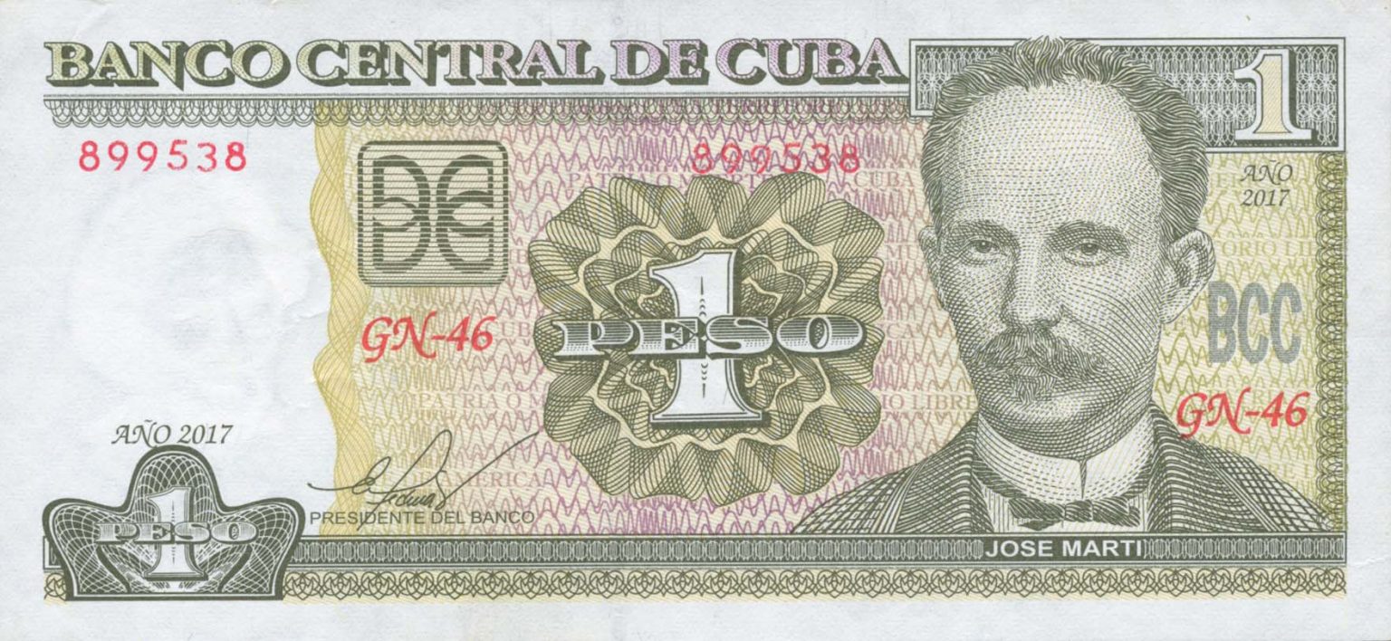 Cuba new date (2017) 1-peso note (B902d) confirmed – BanknoteNews