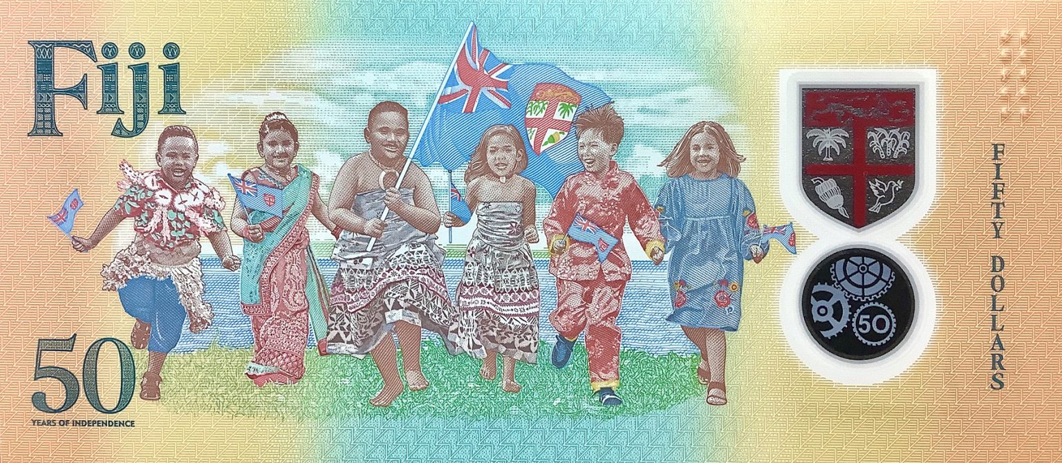 Fiji new 50-dollar commemorative polymer note (B532a) confirmed ...
