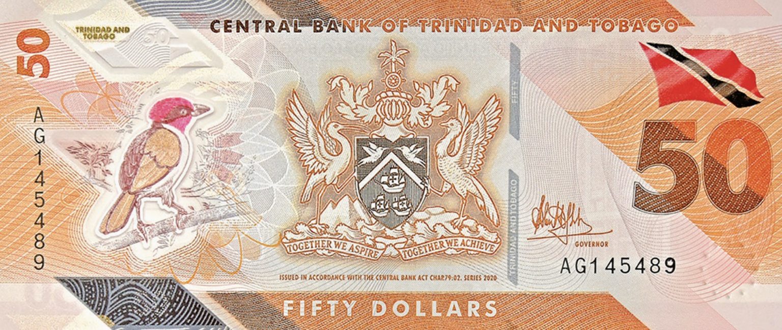 Trinidad and Tobago new 50-dollar polymer note (B240a) confirmed ...