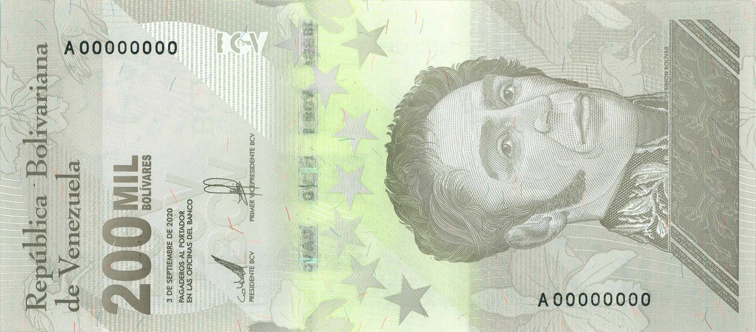 Venezuela new 200,000- to 1,000,000-bolivar notes (B382a – B384a ...