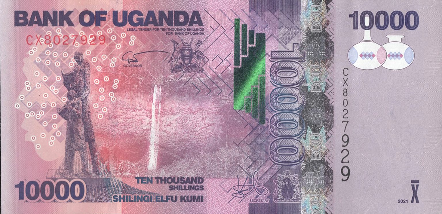 Uganda new date (2021) 10,000-shilling note (B157g) confirmed ...