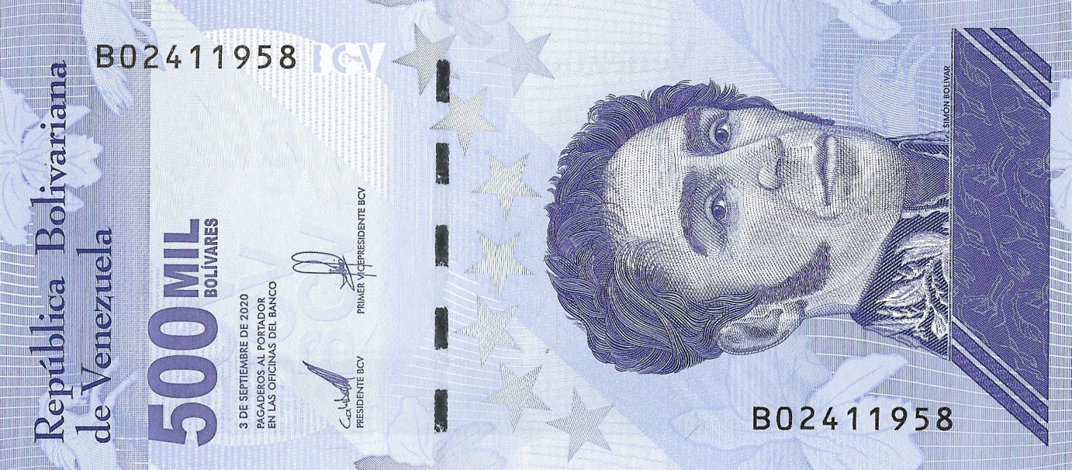 Venezuela new 500,000-bolivar note (B383a) confirmed – BanknoteNews
