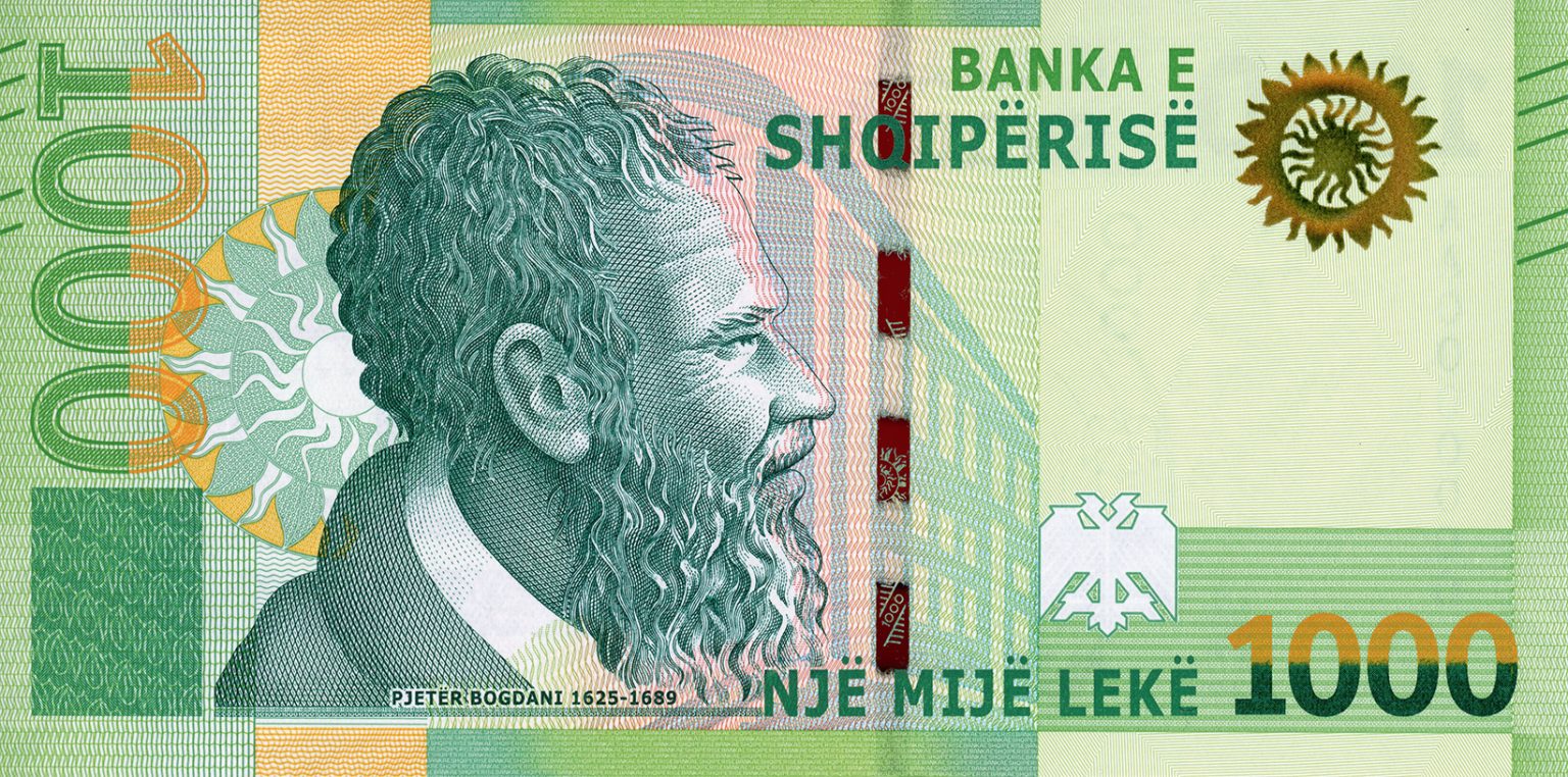 Albania new 1,000-lek note (B324a) reported for introduction on 30.06. ...