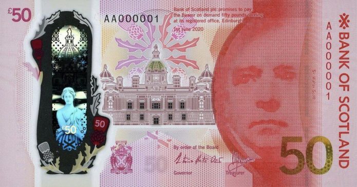 Scotland Bank of Scotland new 50-pound note confirmed – BanknoteNews