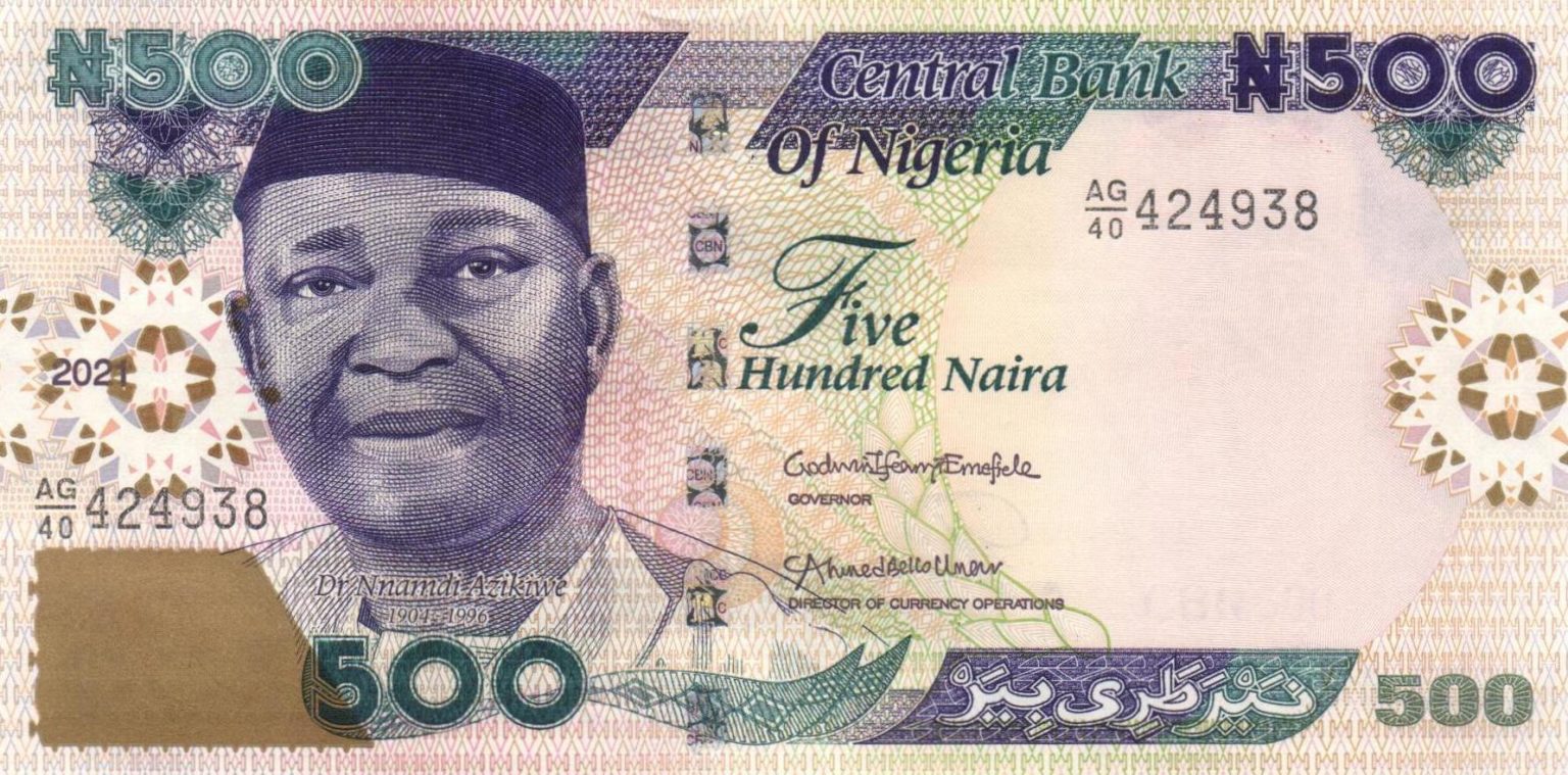 Nigeria new date (2021) 500-naira note (B228x) confirmed – BanknoteNews