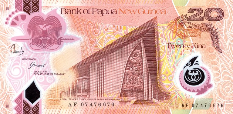 Papua New Guinea new 20-kina note (B137a) confirmed – BanknoteNews