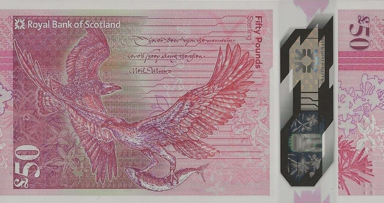 Scotland Royal Bank of Scotland new 50-pound polymer note confirmed ...