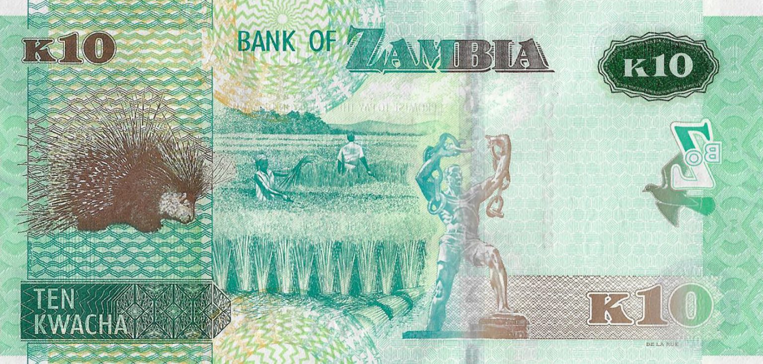 Zambia new date (2020) 10-kwacha note (B167b) confirmed – BanknoteNews