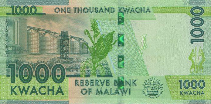 Malawi new sig/date (01.01.2020) 1,000-kwacha note (B162d) confirmed ...
