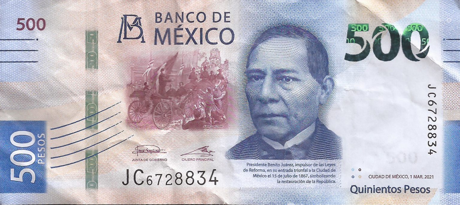 Mexico new date (01.03.2021) 500-peso note (B717l) confirmed – BanknoteNews