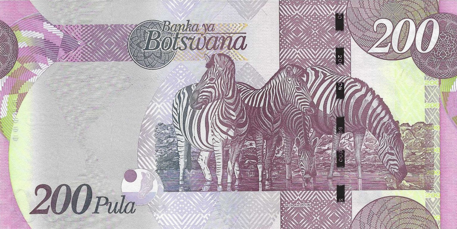 Botswana new date (2016) 200-pula note (B128e) confirmed – BanknoteNews