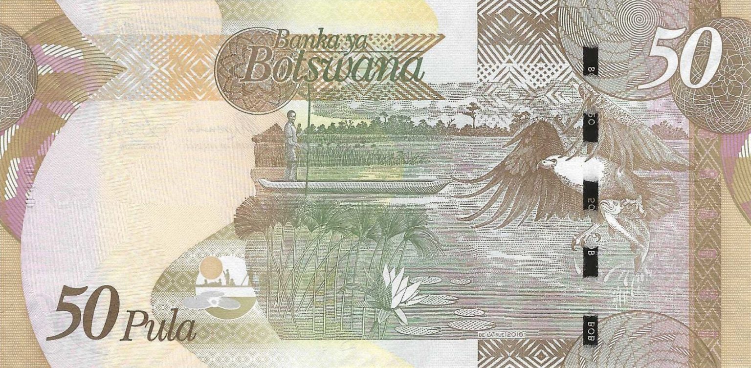 Botswana new date (2016) 50-pula note (B126d) confirmed – BanknoteNews
