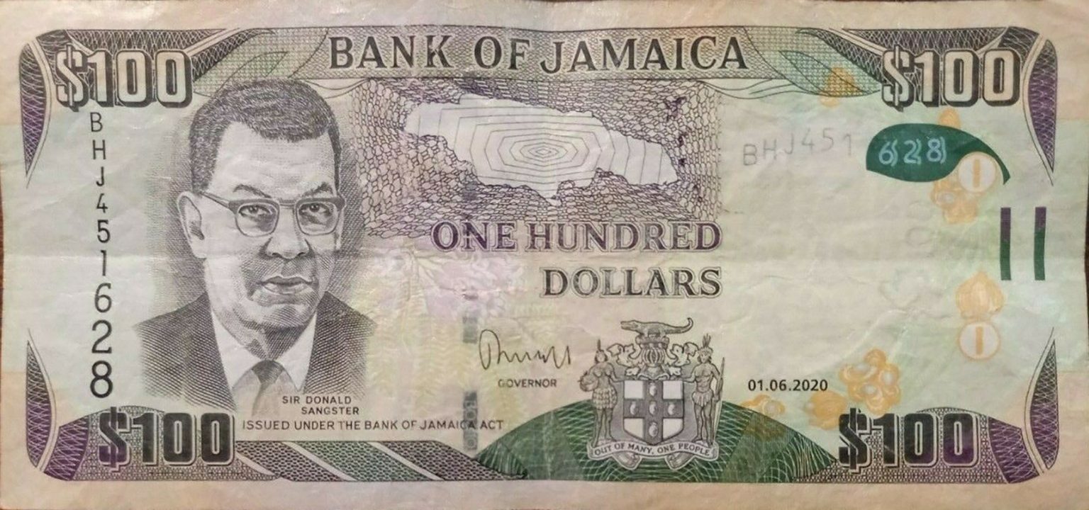 Jamaica new sig/date (01.06.2020) 100-dollar note (B250g) confirmed ...