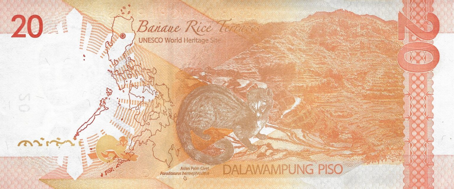 Philippines new date (2021) 20-peso note (B1084h) confirmed – BanknoteNews