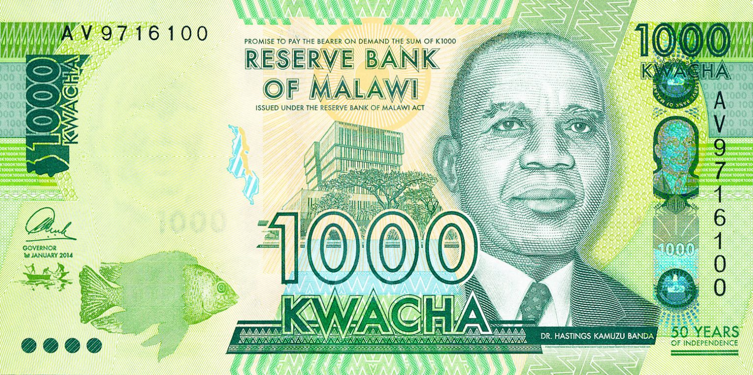 Malawi new 1,000-kwacha commemorative note (B156a) confirmed – BanknoteNews
