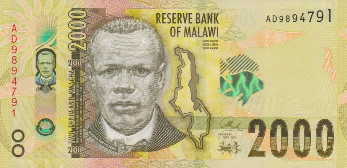 Malawi new 2,000-kwacha note (B163a) confirmed – BanknoteNews