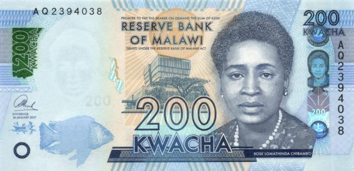 Malawi new date (01.01.2017) 200-kwacha note (B160b) confirmed ...