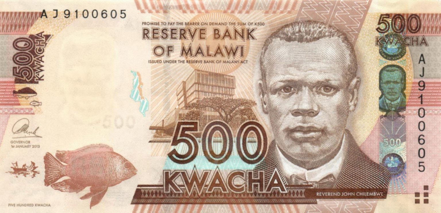 Malawi new sig/date (01.01.2013) 500-kwacha note (B154b) confirmed ...
