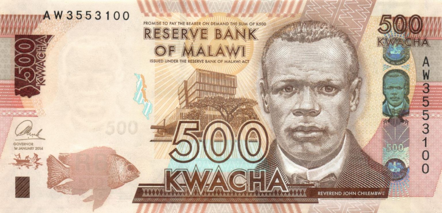 Malawi new 500-kwacha note (B161a) confirmed – BanknoteNews