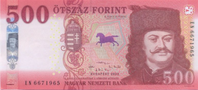 Hungary new sig/date (2022) 500-forint note (B587.5b) confirmed ...